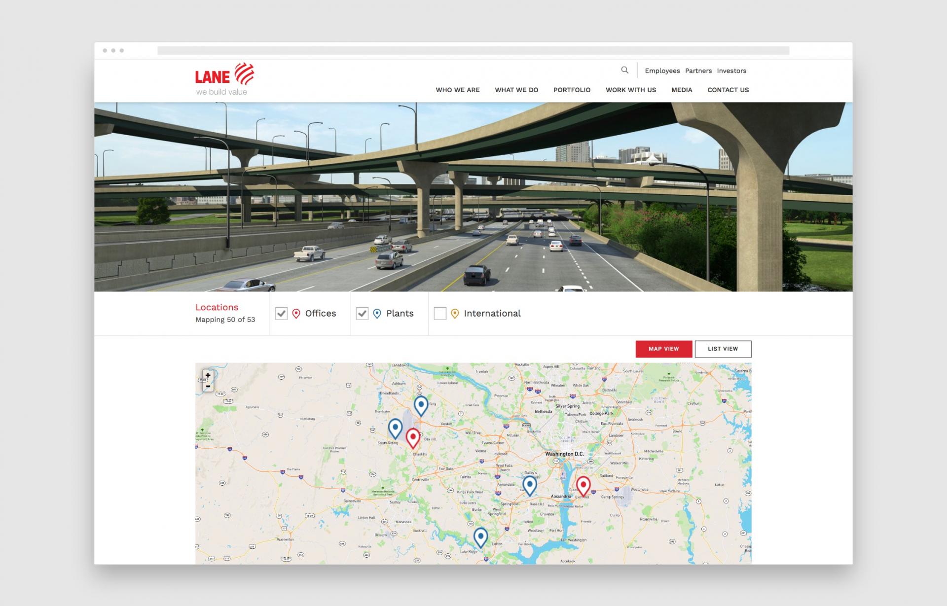 Lane Construction | SoSimple™ Interactive, LLC